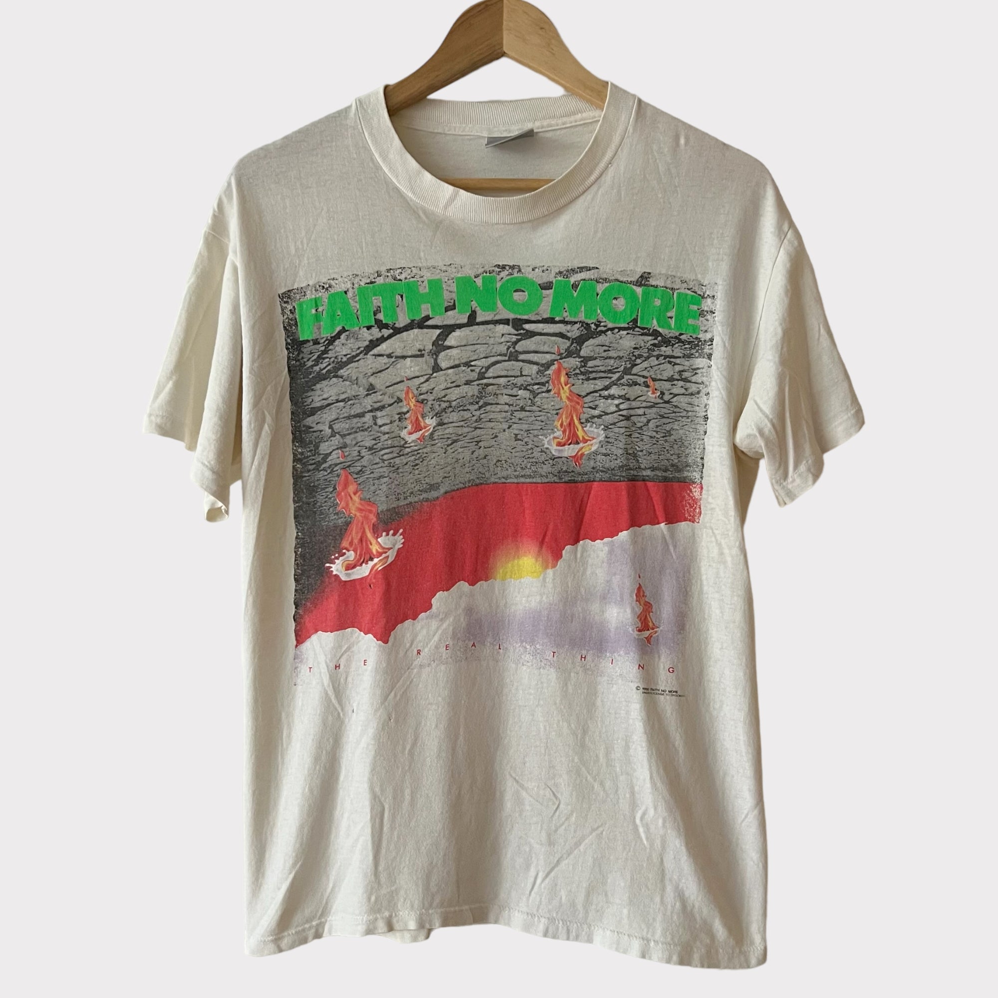 1990 Faith No More Vintage Tour Tee Shirt Zeros Revival