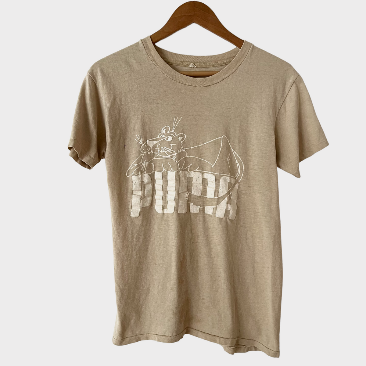1970s Puma Vintage Ahtletic Tee Shirt Zeros Revival